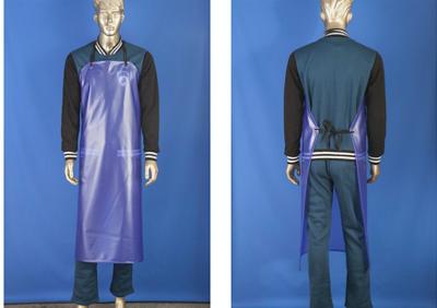 China Anti - Erode Light Weight Leather Cooking Apron , Anti - Dirty Safety Leather Aprons for sale