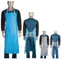 China Waterproof Kitchen TPU Bib Protective Clothing Aprons For Cleaning Oil Resistance for sale