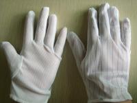 China Static Resistant Gloves , Mens White Cotton Gloves Excellent Stretch Tension for sale