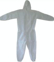 China Industrial Breathable Disposable PP Safety Coverall Suit 30gsm - 60gsm for sale
