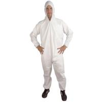 China Type 5 / 6 EN13034 and EN13982 SMS / Micorporous Protective Coverall for sale