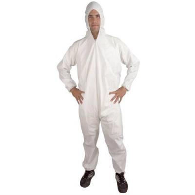 China Type 5 / 6 EN13034 and EN13982 SMS / Micorporous Protective Coverall for sale