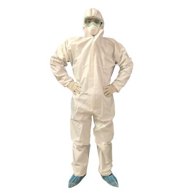 China 25 - 75gsm Disposable Chemical Spray Suits / Breathable Disposable Coveralls for sale