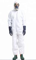 China Miroporous Fabric Chemical Resistant Coveralls Disposable Waterproof for sale