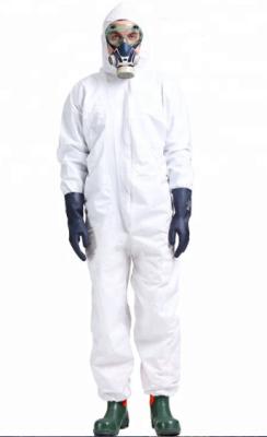 China Miroporous Fabric Chemical Resistant Coveralls Disposable Waterproof for sale
