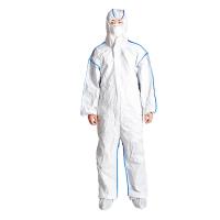 China Non Woven Lightweight Disposable Paint Suit Customized With Back Reinforce for sale