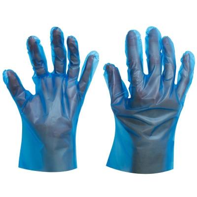 China Natural Disposable Poly Gloves Ambidextrous For Food Industry Medical Examination for sale