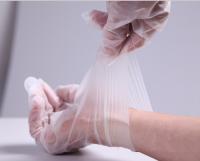 China Extremely Elastic Polythene Hand Gloves , Medical Tpe Clear Disposable Gloves for sale