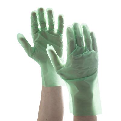 China Beauty Hair Disposable Poly Gloves Housheold With Length 270mm - 300mm for sale