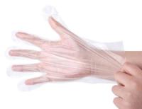 China Home Kitchen Bbq Disposable Poly Gloves Clear Pe Material With Multifunction for sale