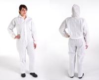 China Anti - Bacterial Disposable Painter's Coveralls , Adults Disposable Waterproof Suit for sale