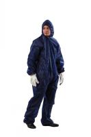 China Non Woven Lightweight Disposable Chemical Spray Suits Pp Pe Coating Material for sale