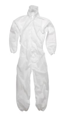 China Waterproof PP Disposable Paint Suit For Chemical Medical And Paint Works for sale