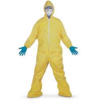 China Lightweight Adults Disposable Painting Overalls Customized Logo / Brand Printed for sale