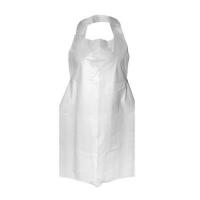 China Kitchen Disposable Plastic Aprons With Long Bib Skid Resistance for sale