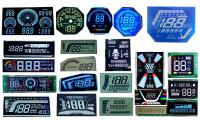 China Customized HTN Type Segment LCD Display Panel 2.8-5.0V for Car Ebike Speedometer for sale