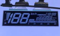 China Customized VA Type Monochrome Segment LCD Screen Display for Motorcycle Speedometer 2.8-5.0V for sale