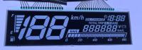 China Customized VA Type Monochrome Segment LCD Screen Display for Motorcycle Speedometer 2.8-5.0V for sale