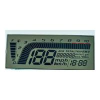 China Customized size htn transflective positive segment speedometer yamaha lcd display screen panel for motor for sale