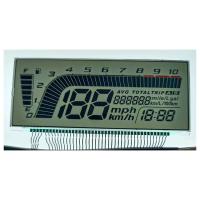 China Customized size htn transflective positive segment speedometer yamaha lcd display screen panel for motor for sale