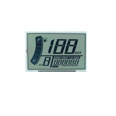 China Customized HTN Type Segment LCD Display Panel for Ebike Speedometer 2.8-5.0V -30~+80°C for sale