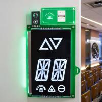 China Customized VA Type 14 Segment LCD Display Screen with Backlight for Elevator 2.8-5.0V for sale