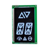 China Customized VA Type 14 Segment LCD Display Screen with Backlight for Elevator 2.8-5.0V for sale