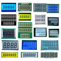 China Customized Size 7 Segment LCD Display Module for Fuel Dispensers with Wide Operating Temperature and Multiple View Directions for sale