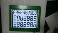 China Customized Size 7 Segment LCD Display Module for Fuel Dispensers with Wide Operating Temperature and Multiple View Directions for sale