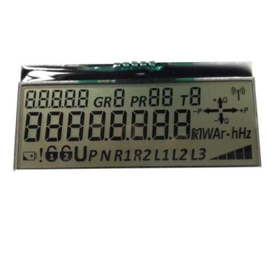 China Custom Optoelectronic LCD Display 16 Digits 7 Segments for Energy Meter 2.8-5.0V for sale