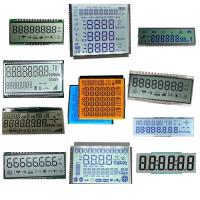 China Custom Monochrome 7 Segment LCD Display for Thermostat Energy Meter 2.8V to 5.0V for sale