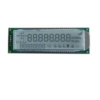 China Custom Monochrome 7 Segment LCD Display for Thermostat Energy Meter 2.8V to 5.0V for sale
