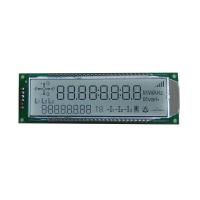 China Custom Monochrome 7 Segment LCD Display for Thermostat Energy Meter 2.8V to 5.0V for sale