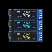 China 0.91 Inch OLED Display Module 4Pin Resolution 128X32 LCD Display IIC Interface 12832 Blue SSD1306 for sale