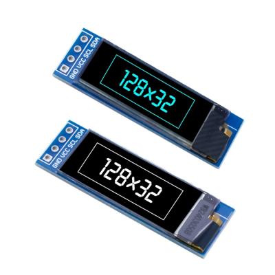 China 0.91 1.3 Inch IIC OLED Display Module 4 6 7 Pin Blue White Yellow Green for Arduino for sale