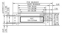 China 0.91 Inch 128x32 OLED Display Module SSD1306 I2C IIC 4 Pin White Blue for sale
