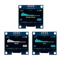 China 0.96 Inch Small OLED Screen SSD1306 Driver IC 128x64 Resolution I2C IIC Interface White Blue Yellow&Blue OLED Display Module for sale