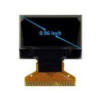China 0.96 Inch 128x64 OLED Display Module 30PIN Soldered LCM for Embedded Systems for sale