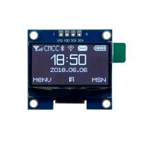 China OLED 1.3 Inch 128x64 Resolution I2C IIC Interface 4Pin SH1106 SSD1306 White LCD Screen Display Module with PCB Driver Board for sale