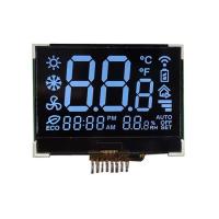 China Customized VA Type COG LCD Display Module 2.8V to 5.0V with White Backlight for Smart Home Temperature Controller for sale