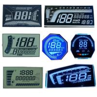 China Custom Motorcycle LCD Speedometer Display -20°C to +80°C Multiple Backlight Colors for sale