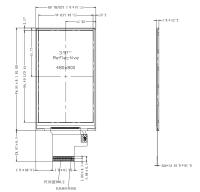 China 3.97 Inch 480x800 Sunlight Readable IPS LCD Display MIPI Interface ST7701S Driver IC for sale