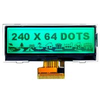 China 3.0 Inch 240x64 Graphic LCD Display Module COG FSTN with RGB LED Backlight for sale