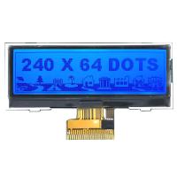 China 3.0 Inch 240x64 Graphic LCD Display Module COG FSTN with RGB LED Backlight for sale