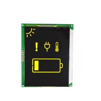 China Custom Size VA LCD Display Yellow Green Backlight 2.8-5.0V for Battery Applications for sale