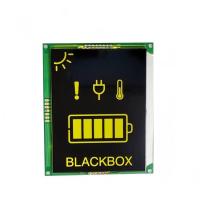 China Custom Size VA LCD Display Yellow Green Backlight 2.8-5.0V for Battery Applications for sale