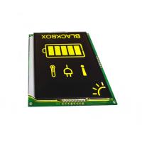 China Custom Size VA LCD Display Yellow Green Backlight 2.8-5.0V for Battery Applications for sale