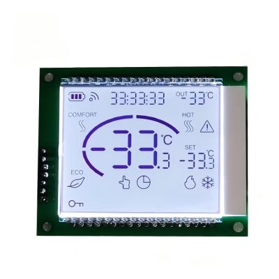 China Customized STN LCD Display Screen with Backlight 2.8V to 5.0V for Temperature Controller for sale