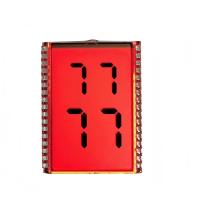 China Customized 4 Digit TN Segment LCD Display Red Backlight Meter -30 to 80C Wide Temp for sale