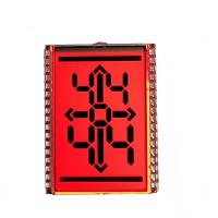 China Customized 4 Digit TN Segment LCD Display Red Backlight Meter -30 to 80C Wide Temp for sale